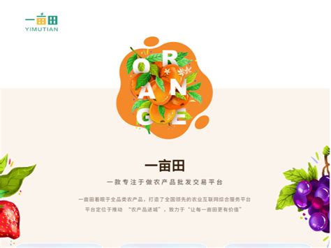 一亩田”引导页制作陈皮话梅糖cc 站酷zcool