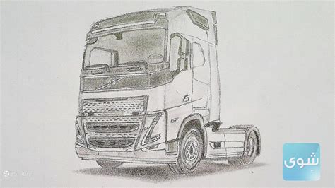 نقاشی کامیون ولوو اف هاش 500