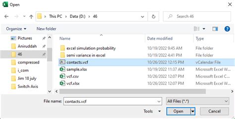 Open Vcf File In Excel The Best Import Working Solutions
