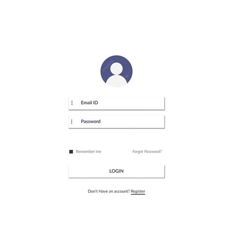 Premium Vector Login Page Ui Design