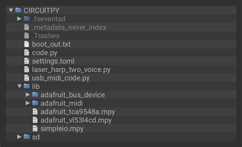 Coding The Laser Harp Midi Laser Harp With Time Of Flight Distance Sensors Adafruit Learning