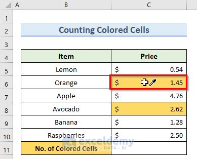 How To Use The COUNTIF Function In Excel To Count Bold Cells