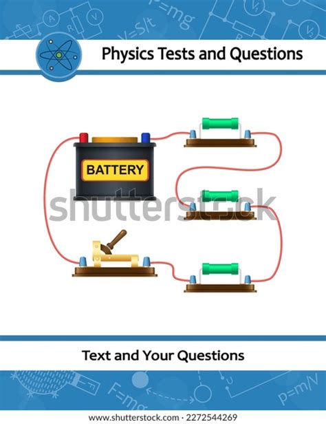 Physical Experiment Resistors Test Resistance Passage Stock Vector Royalty Free