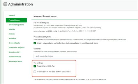 Omnivore Magento Tax Settings Omnivore Support