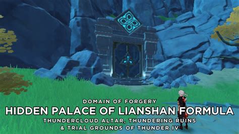 Hidden Palace Of Lianshan Formula Iv Domain Of Forgery Genshin