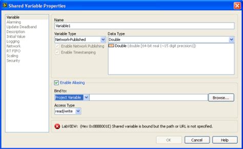 Using The Labview Network Published Shared Variable And Opc With Ni Daq