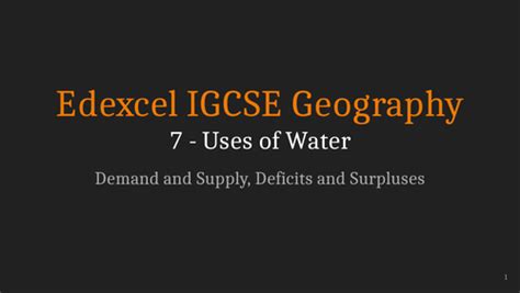 edexcel igcse geography presentations chapter 1 river environments