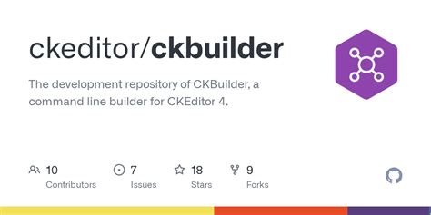 Github Ckeditor Ckbuilder The Development Repository Of Ckbuilder A
