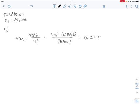 Solved The Earth Has A Radius Of 6380 Km And Turns Around Once On Its Axis In 24 H A What Is