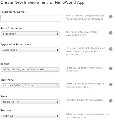 Set Up Your Application And Environment Engine Yard Support