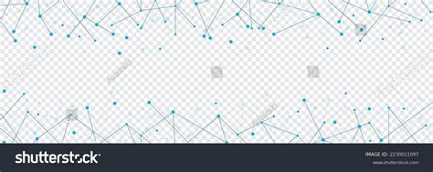 Abstract Network Technology Geometric Dots Network Stock Vector Royalty Free 2230011097