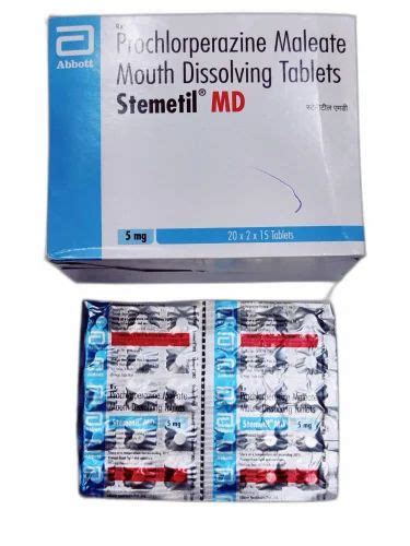 Prochlorperazine Maleate Stemetil Md Tablet 1 15 Tablets At ₹ 142 73