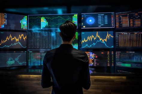 Person Analyzing Cryptocurrency Market Trends Ai Generative 31583417