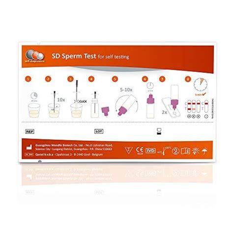 self-diagnostics Sperma Test - Fruchtbarkeitstest für Männer 1 St ...