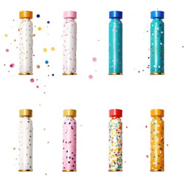 Exploding Party Popper With Serpantin Confetti Party Popper Exploding Sticks Paper Confetti