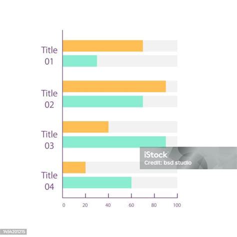 Clustered Column Infographic Chart Design Template Stock Illustration Download Image Now