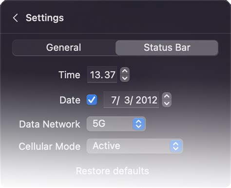 mustatusbar