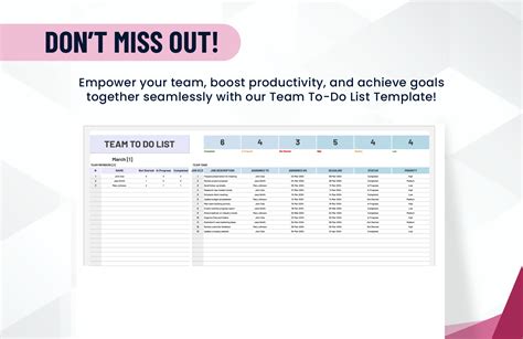 Team To Do List Template In Excel Google Sheets Download Template Net