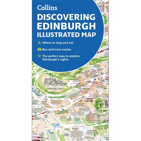 Discovering Edinburgh Illustrated Map Geographica