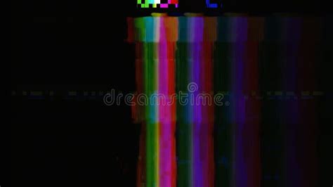 Digital Signal Showing Interference And Distortion Stock Footage Video Of Mosh Background