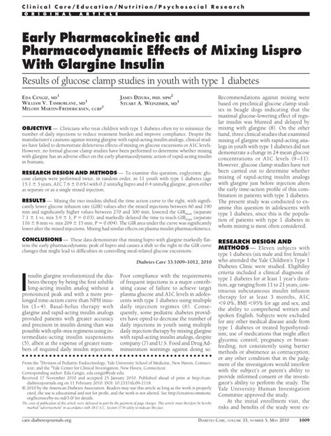 Pdf Early Pharmacokinetic And Pharmacodynamic Effects Of Mixing