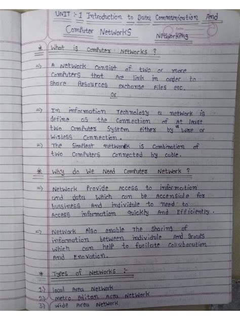 Computer Networks Unit 1 Pdf