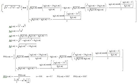Closed Form Function To Match An Integral Or An Od Ptc Community