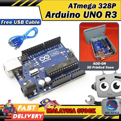 ⚡️ arduino uno rev3 r3 atmega328p dip atmel compatible board free