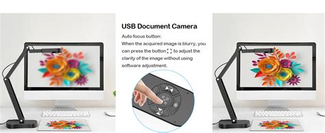 Pakotoo 8mp Usb Document Camera For Teachers And Classroom