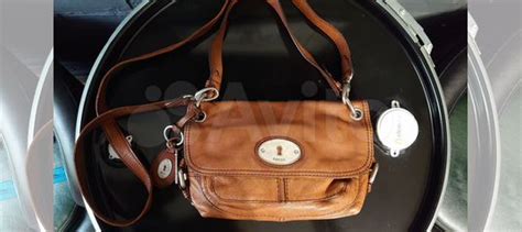 Сумка Кожаная кросс боди Fossil Оригинал купить в Москве с доставкой Личные вещи Авито