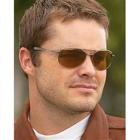 Unisex Eagle Eyes® Polarized Trilenium Gold™ Sunglasses Gunmetal Finish 148629 Sunglasses