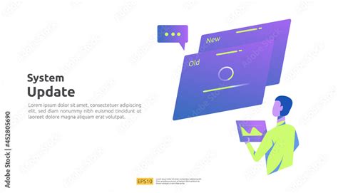 Data Synchronize Process And Installation Program Update Progress