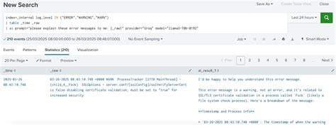Faster Insights With Third Party Llm Services In Splunk Search Splunk