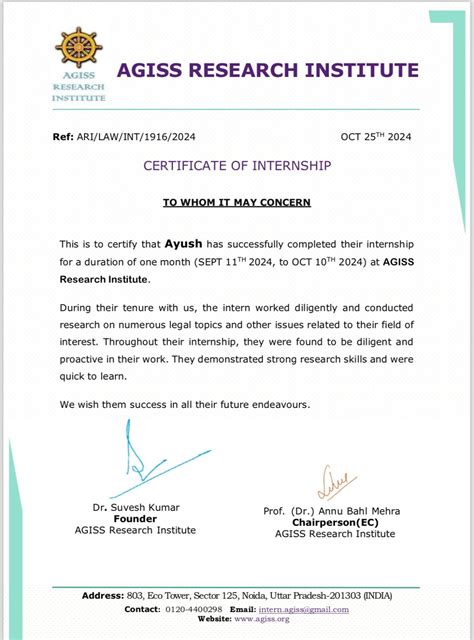 Ayush Rai On Linkedin Thrilled To Have Completed My Internship At