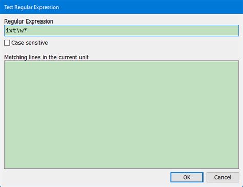Gexperts Grep Is Always Case Sensitive When Regular Expressions Are