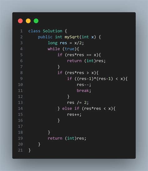 ofleetcode leetcode binarysearch mathincode java codingpractice