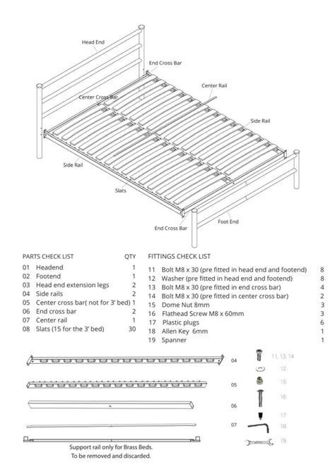 Parts Of A Bed Frame Infoupdate Org