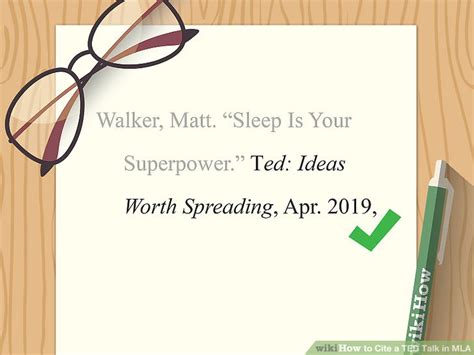 Ways To Cite A TED Talk In MLA WikiHow Life