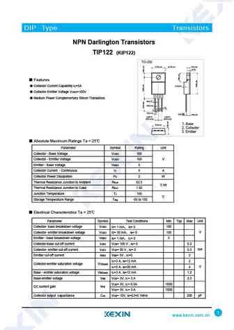 TIP Datasheet Equivalente Reemplazo Todos Los Transistores Hoja De Especificaciones