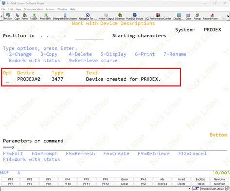 IBM I ACS Workstation Definitions And HOD Files Nick Litten IBM I AS ISeries Software