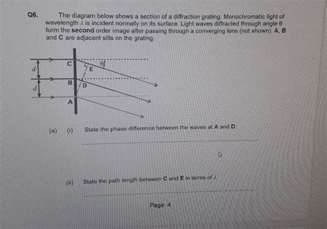 Physics Phase Difference Path Length R 6thform