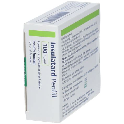 Insulatard fill 100 I.E./ml Zylinder 10x3 ml mit dem E-Rezept kaufen ...