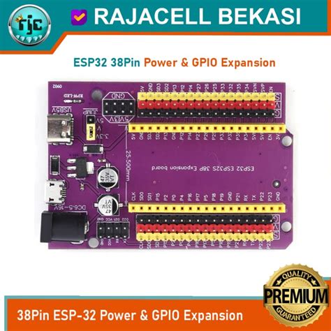 Jual 38pin Esp 32 Breakout Board For Esp32 Terminal Power And Gpio Expansion Kota Bekasi
