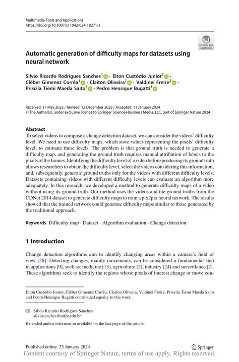 automatic generation of difficulty maps for datasets using neural network request pdf