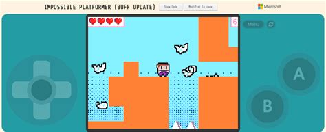 The Impossible Platformer Arcade Microsoft MakeCode