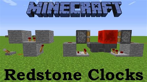 how to make a redstone clock in mcpe at shirley nickels blog
