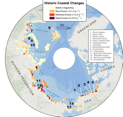 Coastal Permafrost Erosion Noaa Arctic