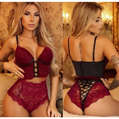 Venda Quente Novo Estilo De Lingerie Sexy Lingerie De Três Pontos