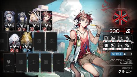 【危機契約1】連邦の監獄 330点 6人【アークナイツarknights】 Youtube