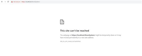 how can i fix the err ssl key usage incompatible error in recent